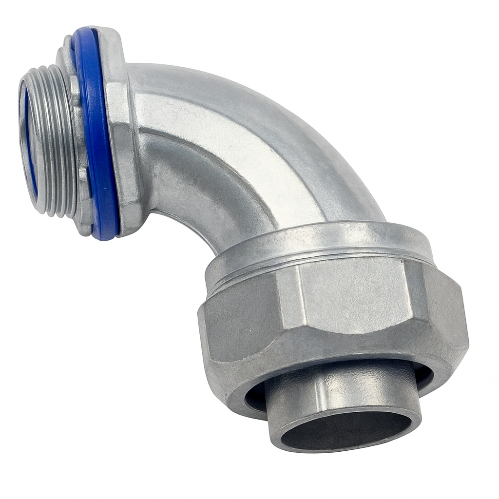 Malibu PowerSeal™ MLT90 Metallic Liquid Tight 90° Connector - 1/2" to